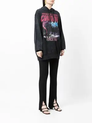 Versace Graphic-print Hoodie