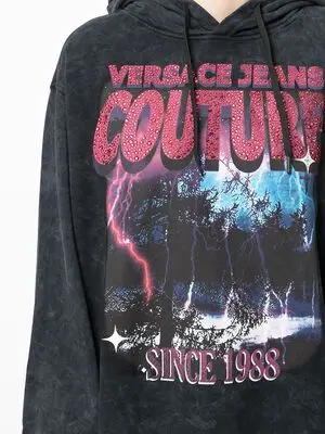 Versace Graphic-print Hoodie