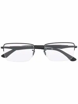 Ray-ban Rectangle-frame Glasses - Black