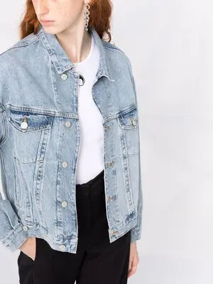 AGOLDE Washed-effect Denim Jacket