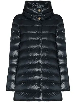 Herno Ultralight Quilted Coat - Blue