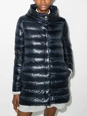 Herno Ultralight Quilted Coat - Blue