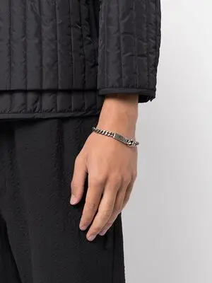 Werkstatt:München Engraved-tag Chain Bracelet