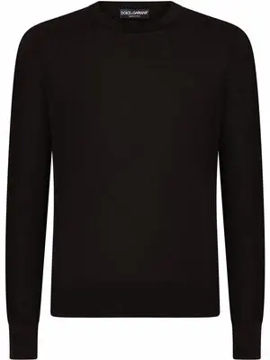 Dolce & Gabbana Cashmere Crew Neck Jumper - Black