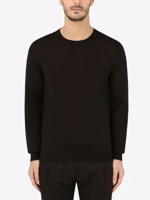 Dolce & Gabbana Cashmere Crew Neck Jumper - Black