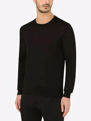 Dolce & Gabbana Cashmere Crew Neck Jumper - Black