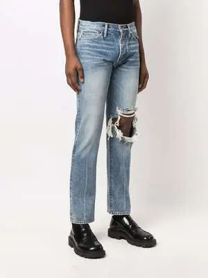 Rhude Ripped-detail Jeans