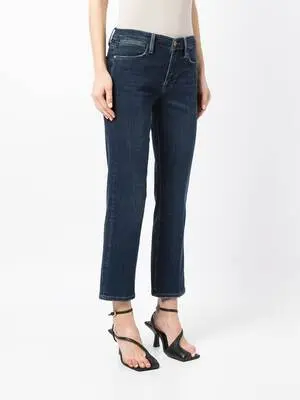 FRAME Le High Straight-leg Jeans