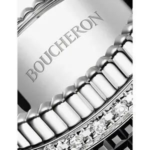Boucheron Quatre 18ct White-gold Diamond & Pvd Ring