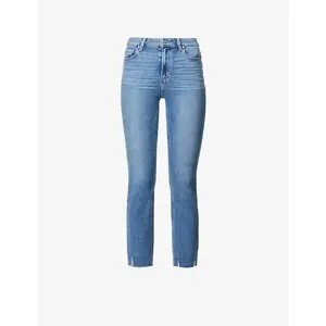 Paige Cindy Slim-leg Stretch Denim Jeans - Mel Destroyed Hem