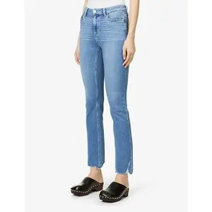 Paige Cindy Slim-leg Stretch Denim Jeans - Mel Destroyed Hem