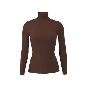 SKIMS Fits Everybody Turtleneck Top - Cocoa