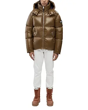 Mackage Kent Hooded Puffer Jacket - Army