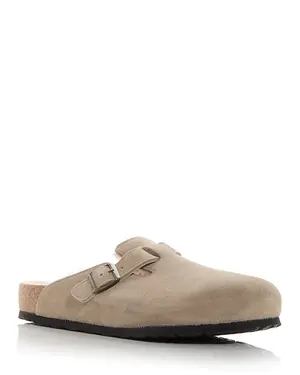 BIRKENSTOCK Boston Shearling Clogs - Beige