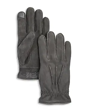 UGG 3-Point Leather Gloves Metal