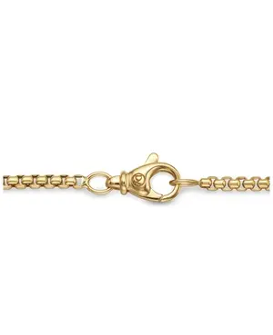 David Yurman 18k Yellow Box Chain Necklace - Gold