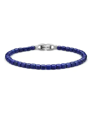 David Yurman Spiritual Beads Cushion Bracelet With Lapis Lazuli - Blue