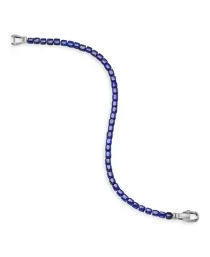 David Yurman Spiritual Beads Cushion Bracelet With Lapis Lazuli