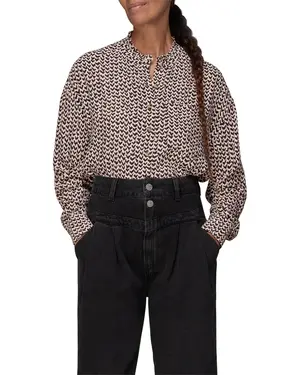 Whistles Abstract Heart Print Shirt