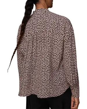 Whistles Abstract Heart Print Shirt