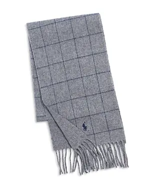 Polo Ralph Lauren Reversible Gents Scarf Classic Gray