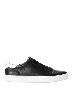 Polo Ralph Lauren Jermain Leather Sneakers - Black