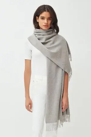 Cuyana Women's Scarf Grey