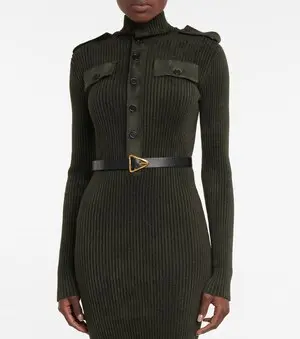 Bottega Veneta Grasp Leather Belt