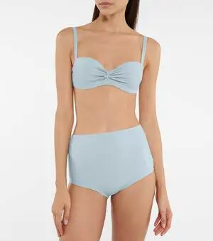 KARLA COLLETTO Basics Bikini Top - Blue