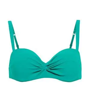 KARLA COLLETTO Basics Bikini Top - Blue