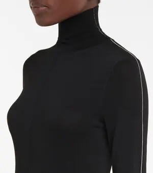 PETER DO Semi-sheer Turtleneck Sweater