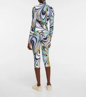 Emilio Pucci Printed Turtleneck Top