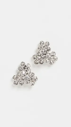 JENNIFER BEHR Violet Stud Earrings - Crystal