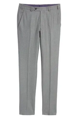 Ted Baker London Jerome Flat Front Wool Dress Pants