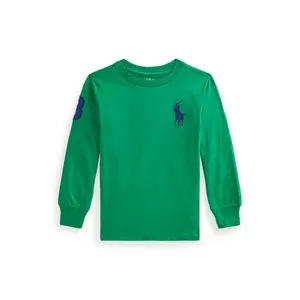 Ralph Lauren Big Pony Cotton Jersey Tee Kayak Green
