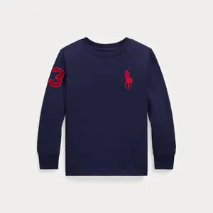 Ralph Lauren Big Pony Cotton Jersey Tee Refined Navy