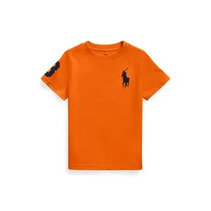 Ralph Lauren Big Pony Cotton Jersey Tee Sailing Orange