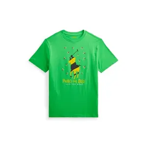 Ralph Lauren Big Pony Cotton Jersey Tee Vibrant Green