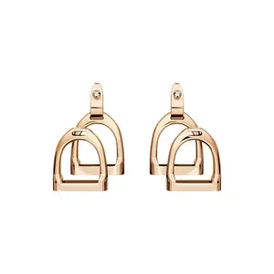 Ralph Lauren Ralph Lauren 18K Rose Gold Double-Stirrup Drop Earrings Rose 4n