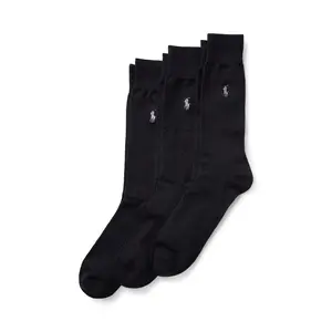 Ralph Lauren Supersoft Trouser Socks 3-pack - Black