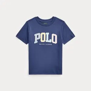 Ralph Lauren Logo Cotton Jersey Tee Light Navy