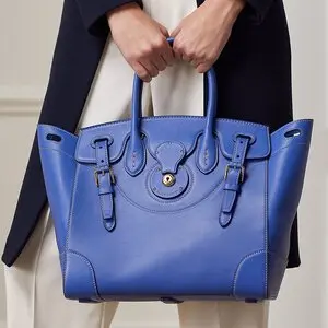 Ralph Lauren Ralph Lauren Soft Ricky 33 Calfskin Bag Medium Blue