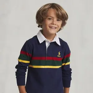 Ralph Lauren The Iconic Rugby Shirt Cruise Navy Multi