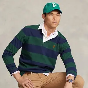 Ralph Lauren The Iconic Rugby Shirt Cruise Navy/green