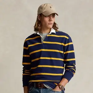 Ralph Lauren The Iconic Rugby Shirt Dark Cobalt/gold Bugle