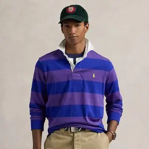 Ralph Lauren The Iconic Rugby Shirt Purple Cactus/blue