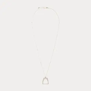 Ralph Lauren Pavé Diamond Necklace - Rose Gold With Diamonds