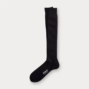 Ralph Lauren Solid Rib Over-the-calf Socks