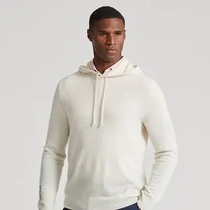 Ralph Lauren Washable Cashmere Hooded Sweater