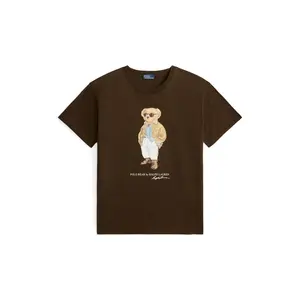 Ralph Lauren Polo Bear Cotton Jersey Tee - Dark Brown